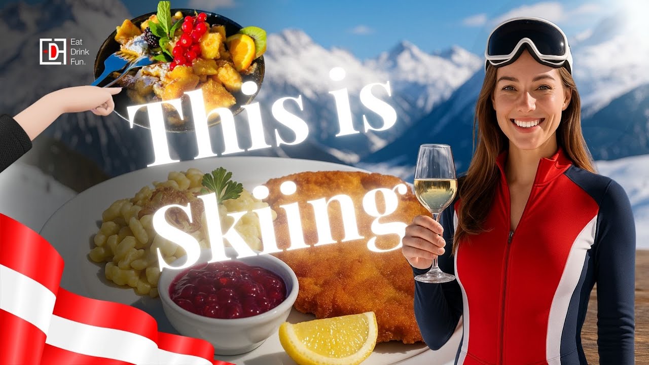 Top 3 BEST Ski Food & Drink in the AUSTRIAN ALPS - YouTube