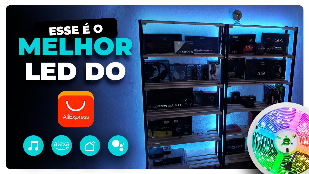Experimentando o LED Mais Incrível que Comprei no Aliexpress - Fita de ...
