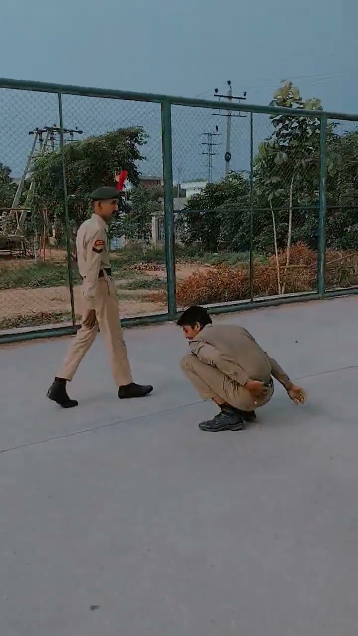 Cadet punishment front roll | on ground| 15hr ncc bn ammy044 #army # ...