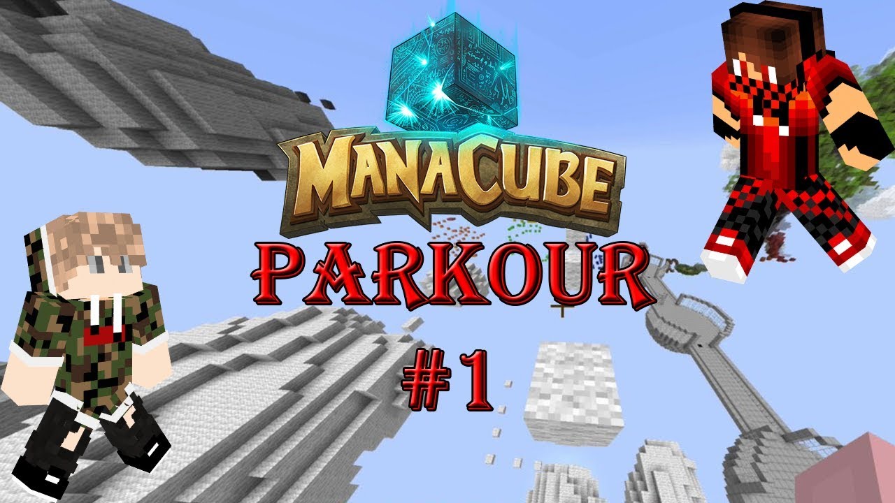 Minecraft | ManaCube Servern | Parkour Maps #1 (Svenska) | AvP - YouTube