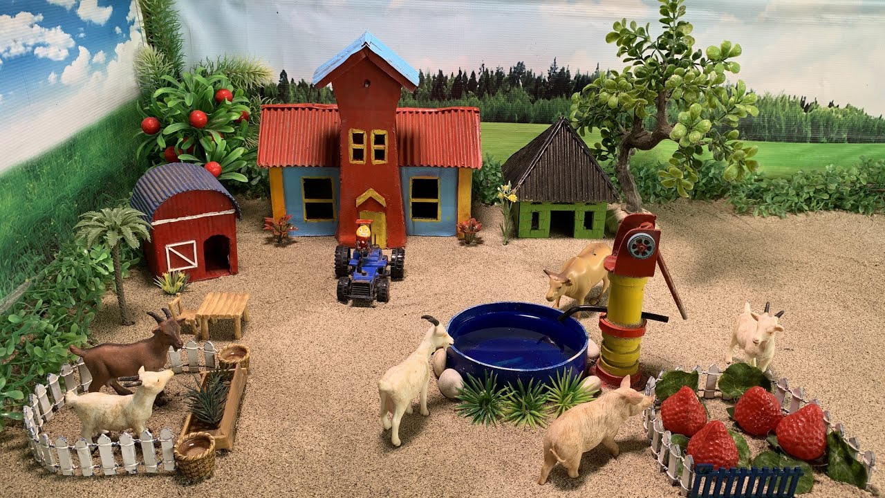 DIY How to Make Miniature Farm Country Diorama mini , Farm Diorama ...