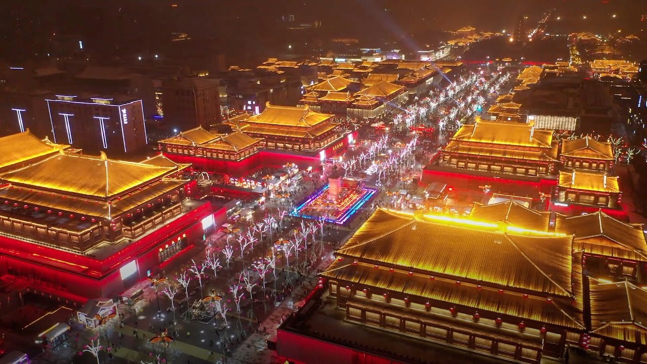 The cultural landmark of the ancient capital Xian: Datang Everbright ...