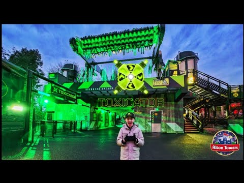 Alton Towers New Ride TOXICATOR! Plus New Merch shop Tours - YouTube