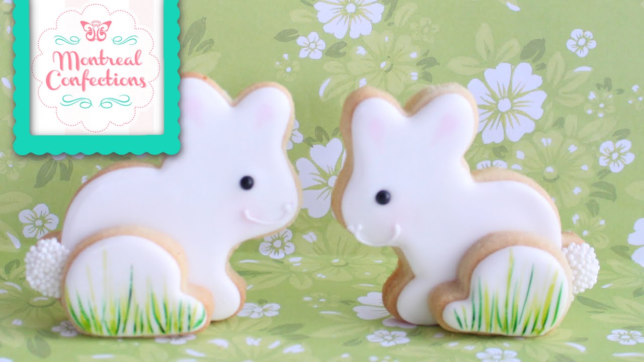 Easter Cookies - How to make a 3D Easter Bunny Cookie - YouTube