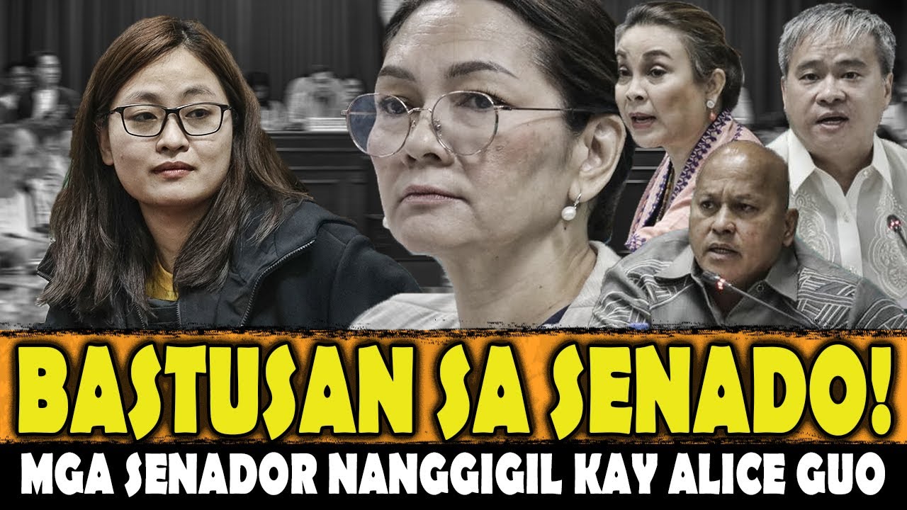 BASTUSAN sa senado! Alice Guo TIKOM ang bibig! Mga senador NAGKAGULO ...