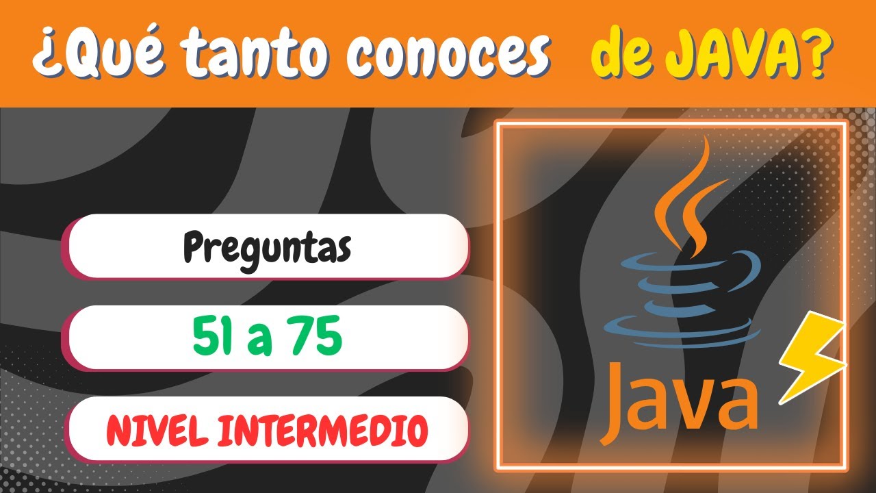 ¡Solo el 10% aprueba esta trivia de Java nivel intermedio! ¿Podrás responder las 25 preguntas ...