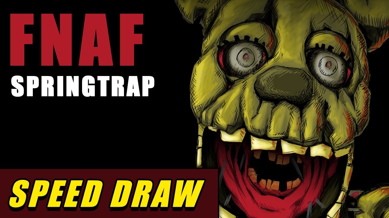 FNAF: Springtrap | Speedpaint - Speed Draw - Five Nights at Freddy's ...