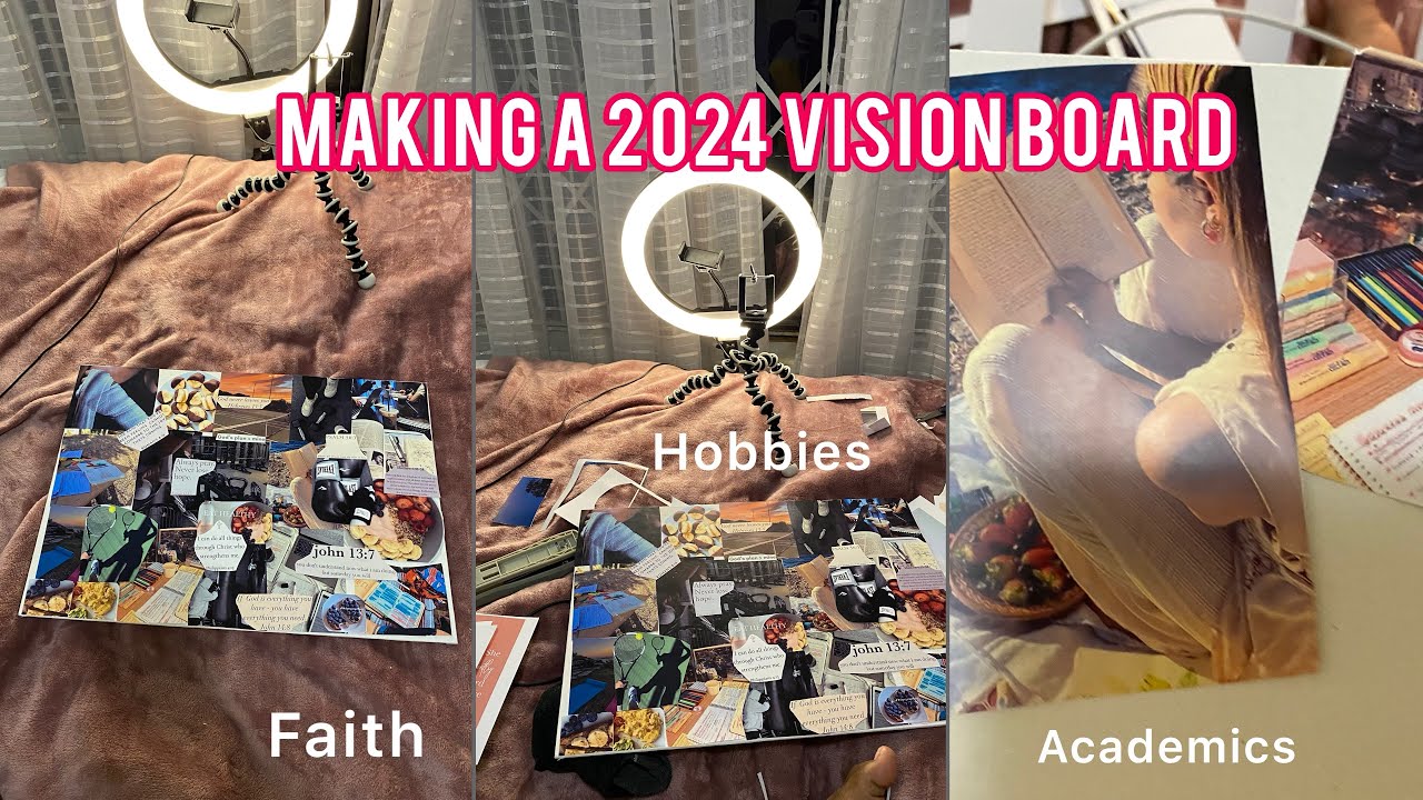 Making My Vision Board For 2024 - YouTube
