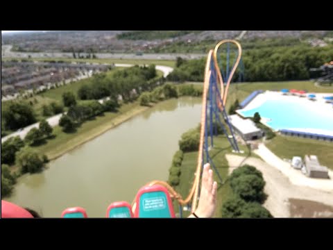 BEHEMOTH!! Canada's Wonderland! on-ride POV - Vaughan, Ontario 2016 ...
