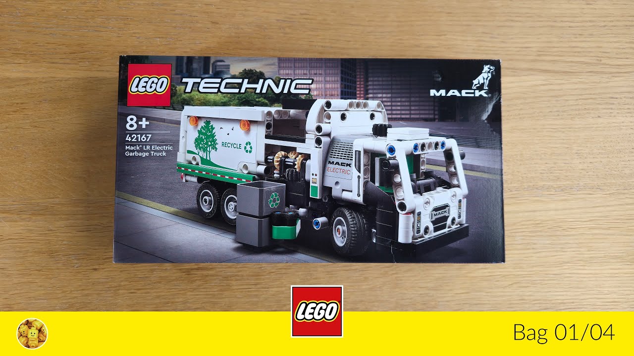 🎧 LEGO 42167 Mack LR Electric Garbage Truck (box and bag 01/04) (no ...