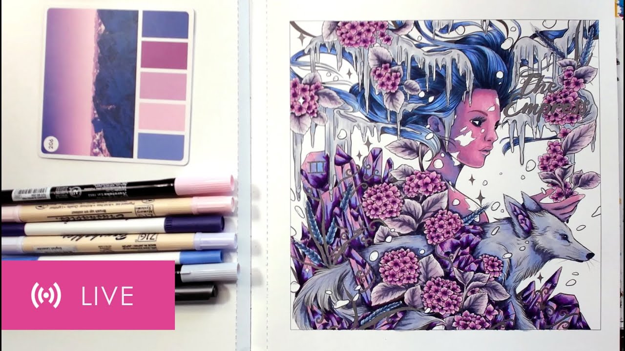 (4/5) Coloring More in the Empress in Mythographic: Cosmic Spirit ...