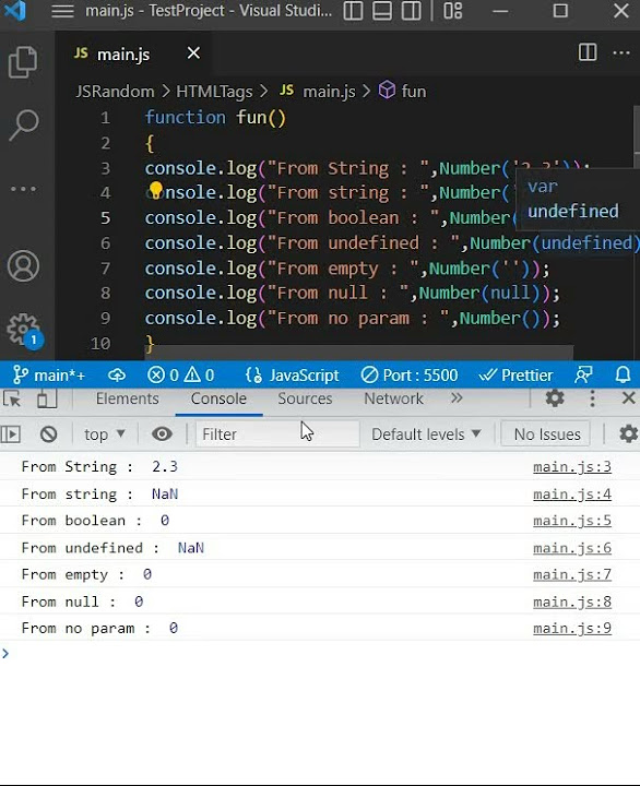 Double Equals Vs Triple Equals in javascript #Shorts - YouTube
