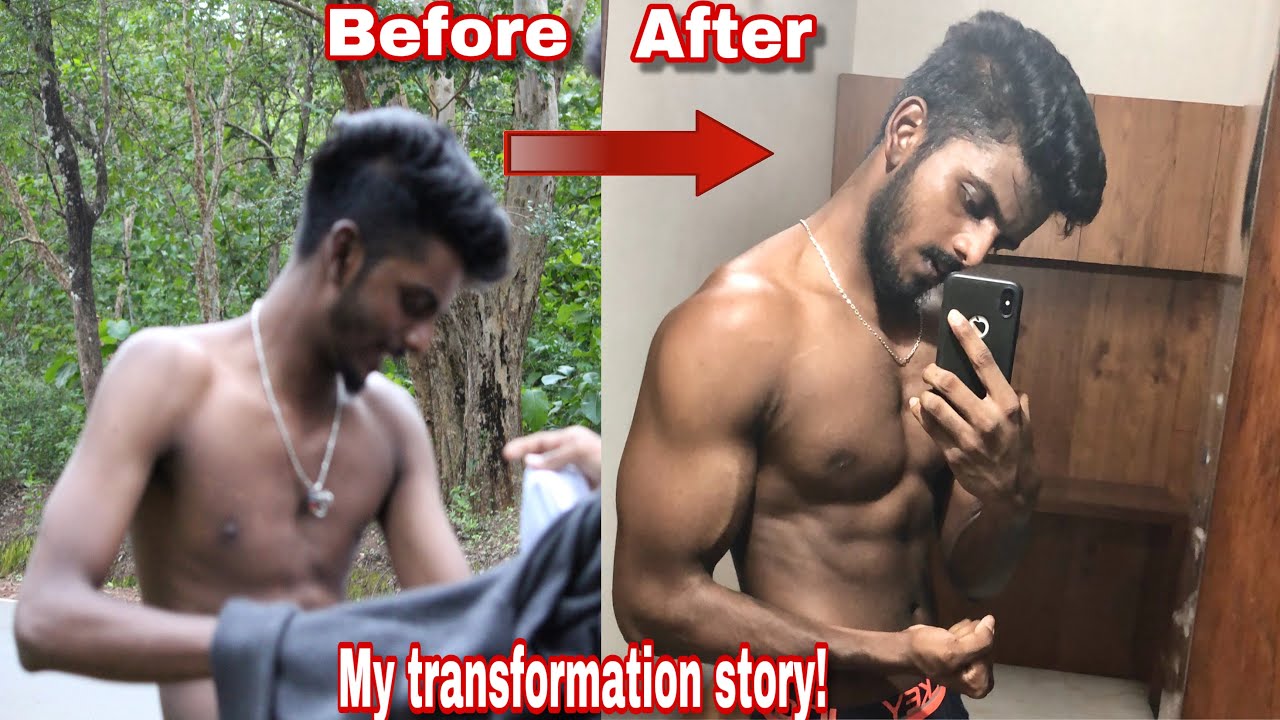 Natural body transformation |My fitness journey |43kg skinny to 72kg ...