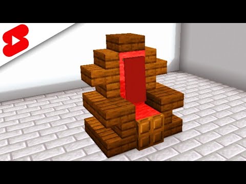 MINECRAFT ANTIQUE THRONE DESIGN | #Shorts - YouTube