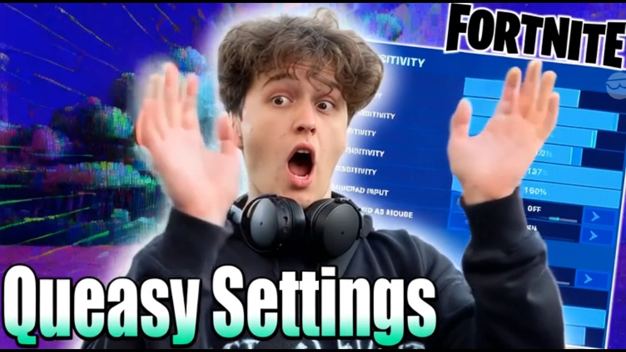Queasy Fortnite Settings 2025 EXPOSED – His AIM & Sens Are INSANE ...