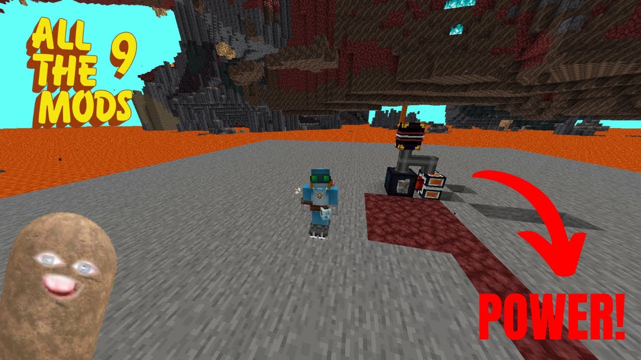 EARLY GAME POWER AND VOID DIMENSION? Minecraft AllTheMods 9 (Ep.5) - YouTube