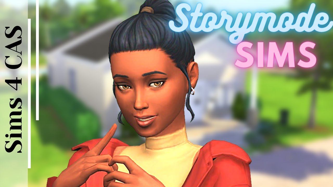 The Sims 4 Story Mode | Create a Sim Challenge - YouTube