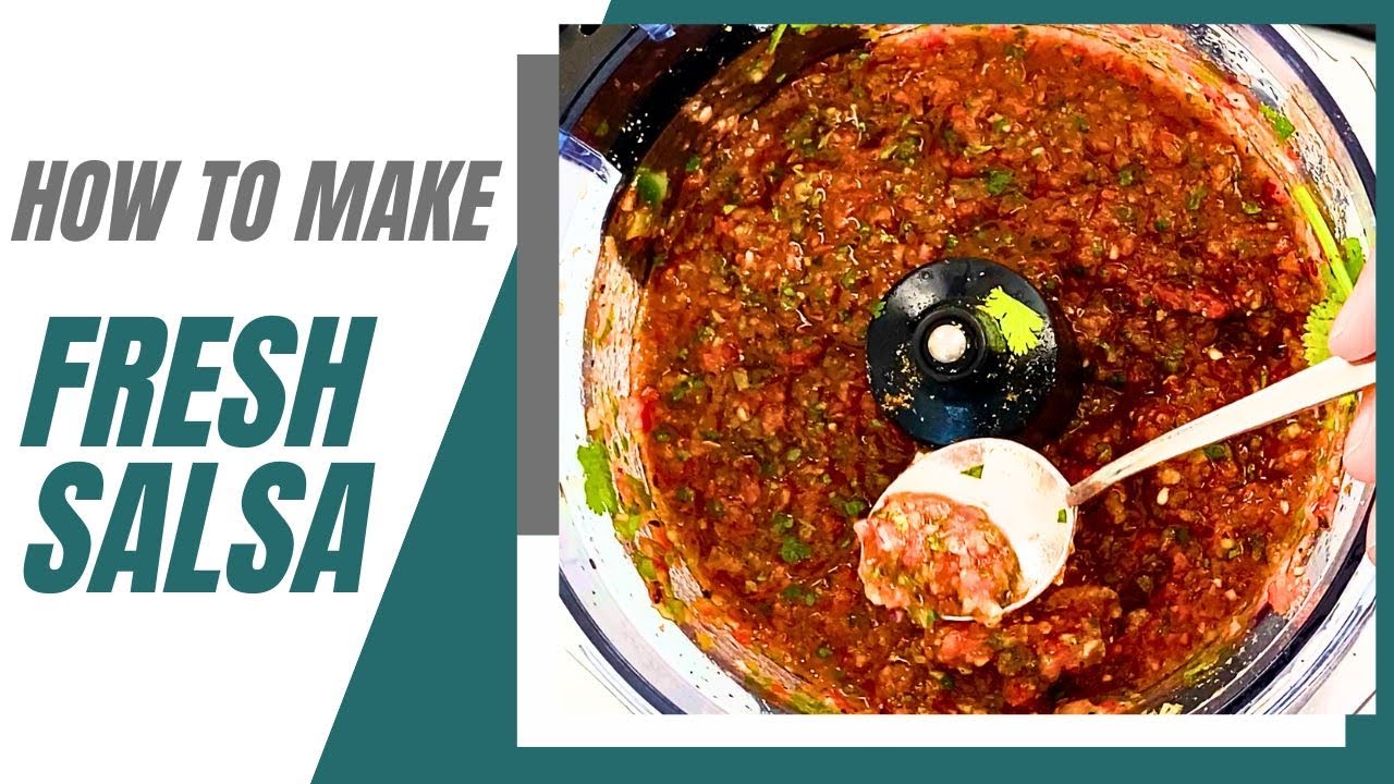 Make Restaurant Style Fresh Salsa - YouTube