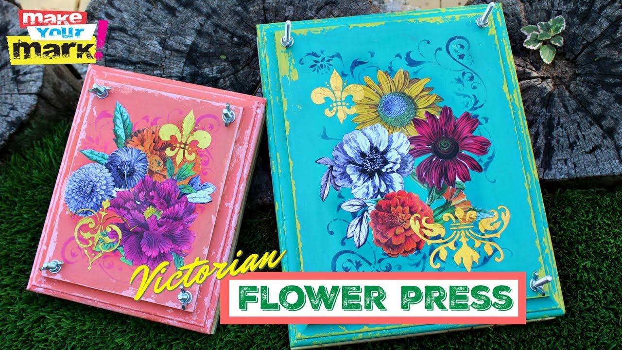 Victorian Flower Press DIY - YouTube