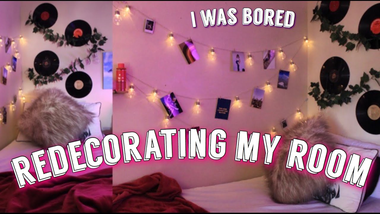 Redecorate my room with me! - YouTube