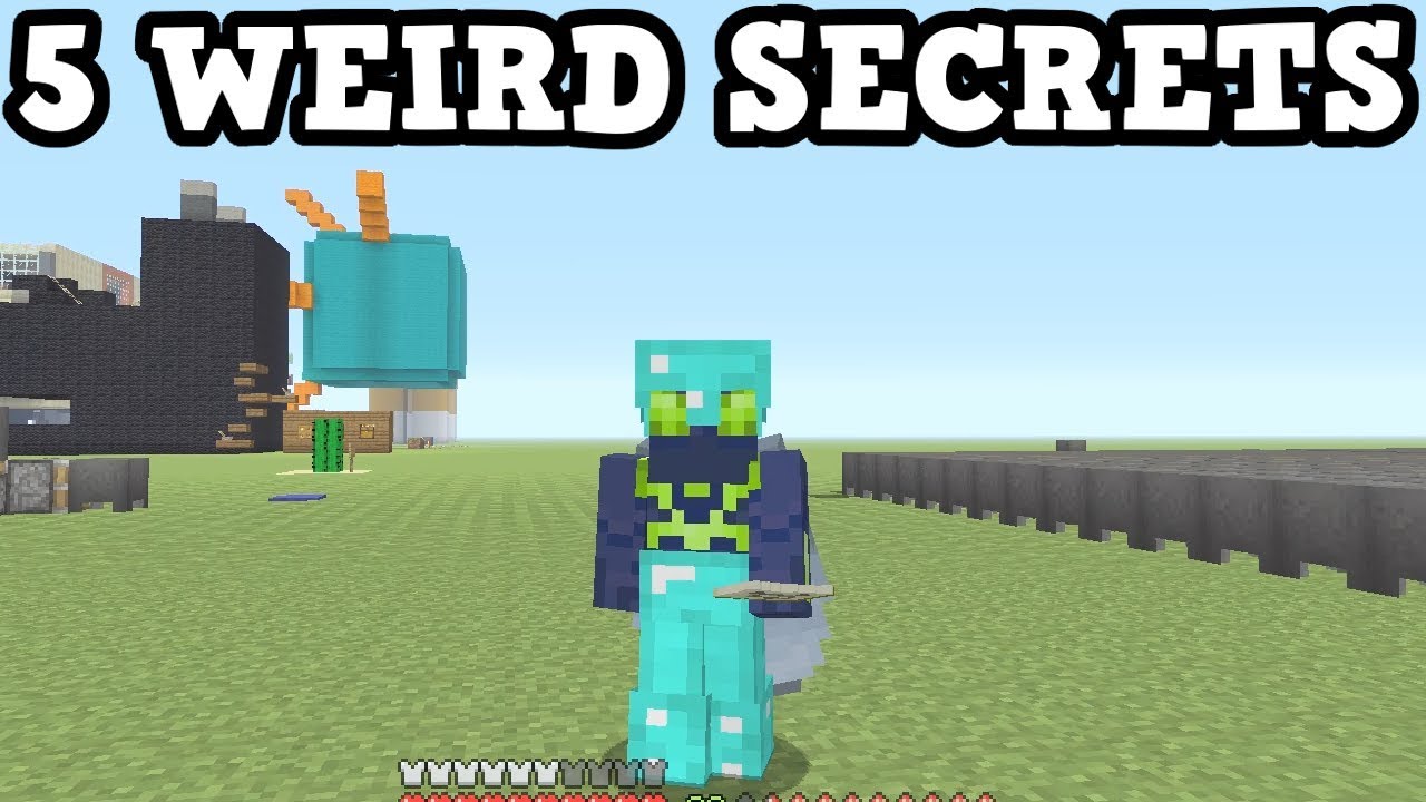 Minecraft Xbox One / Switch - 5 WEIRD TU60 Secret Features - YouTube