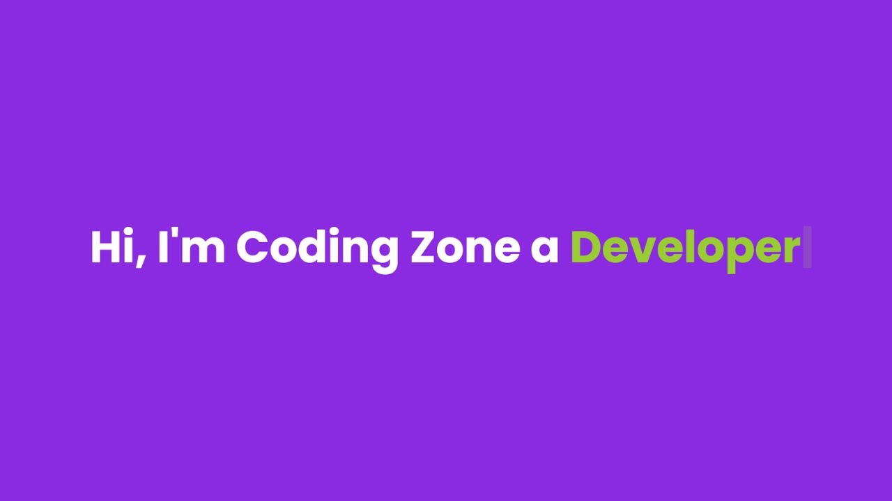 How To Make An Auto Typing Text Effect Using Html Css Just 5 Minutes 5998
