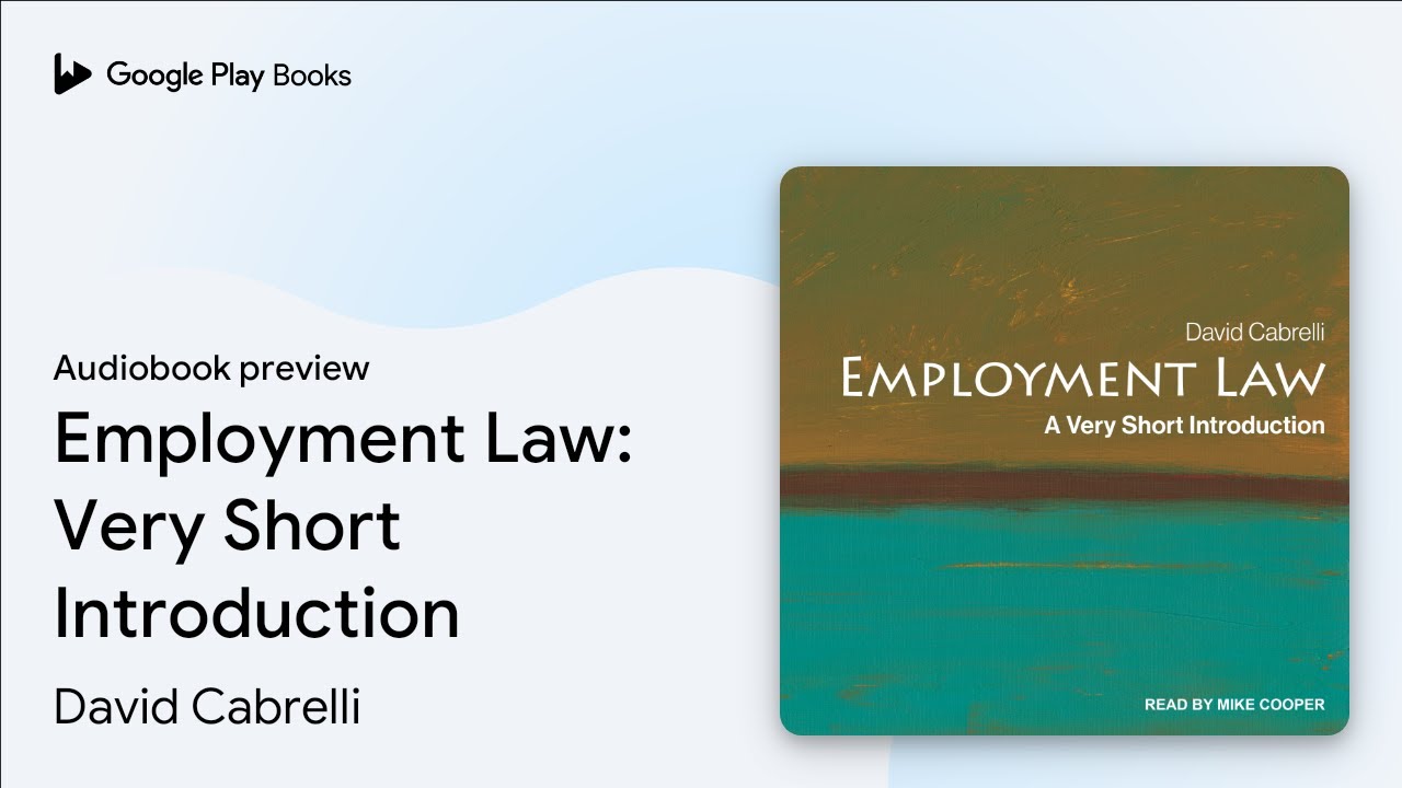 Employment Law: Very Short Introduction by David Cabrelli · Audiobook ...