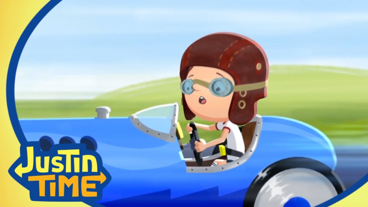 Justin's Racecar Has Tire Troubles | Justin Time Season 2 - YouTube