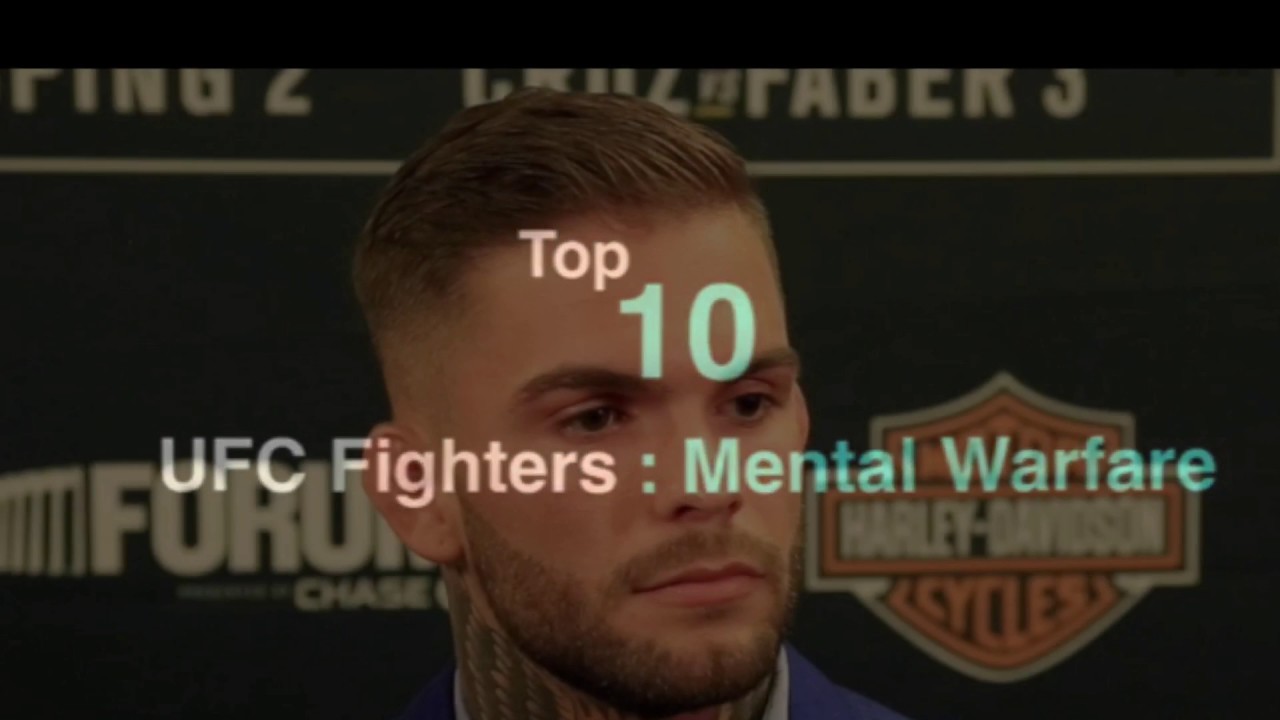 Top 10 UFC Fighters: Mental Warfare - YouTube