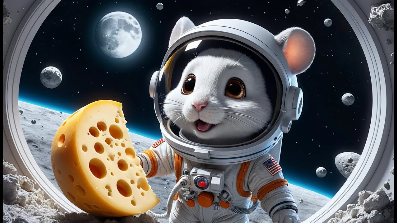 The Moon Mouse and His Cheese Rocket | Fun Nursery Rhyme for Kids ...
