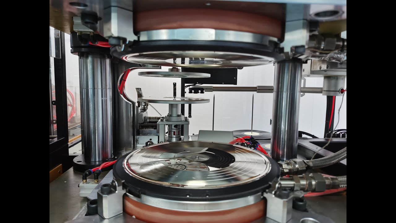 Vinyl Records Production Processing - YouTube