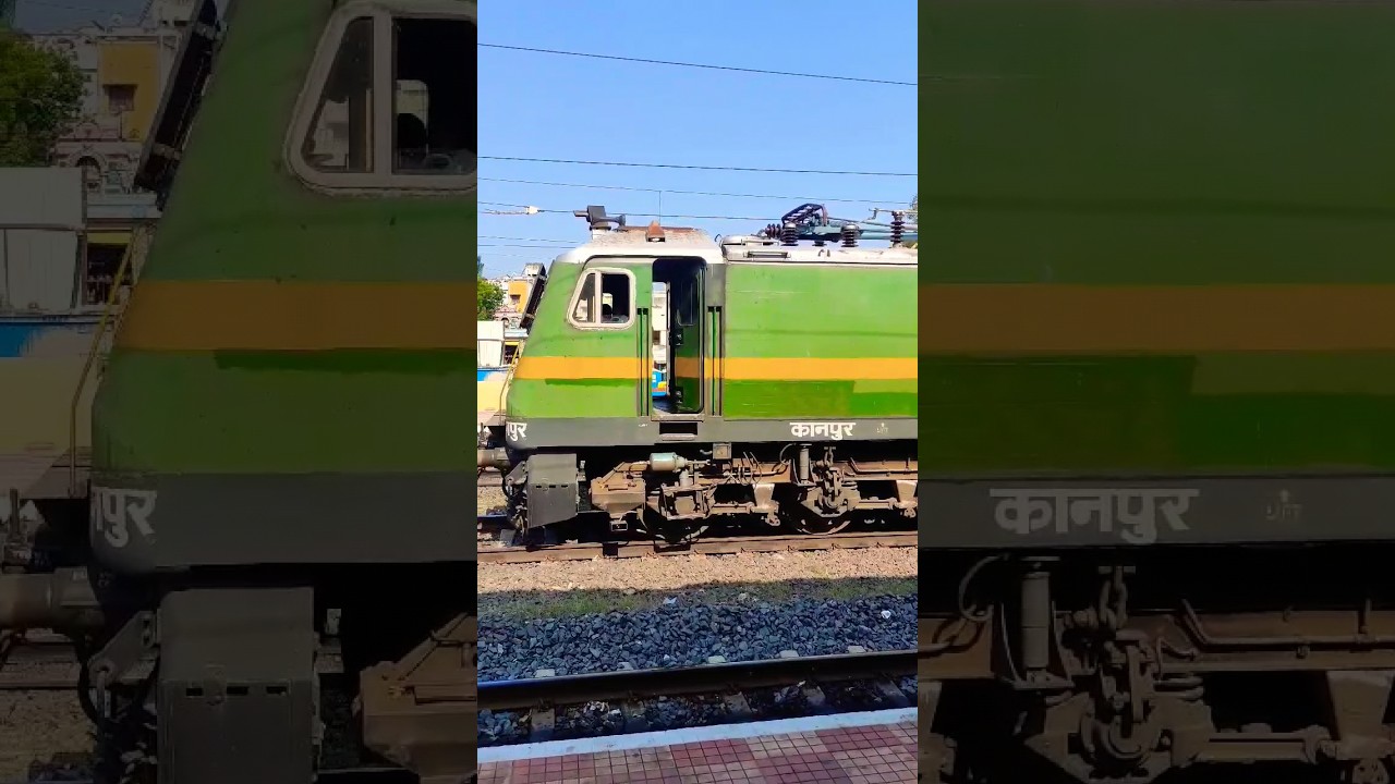 Indian Railways 🇮🇳 WAG 9 Loco pilot Status 💚💚 | Kanpur WAG9 #shorts # ...