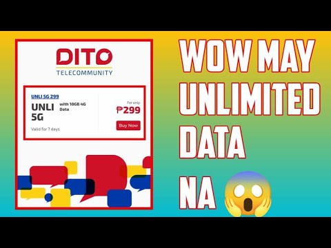 Wow may UNLIMITED DATA na si DITO 😍 UNLI 5G 299, UNLI 5G 499, UNLI 5G 999 Paano gamitin ? - YouTube