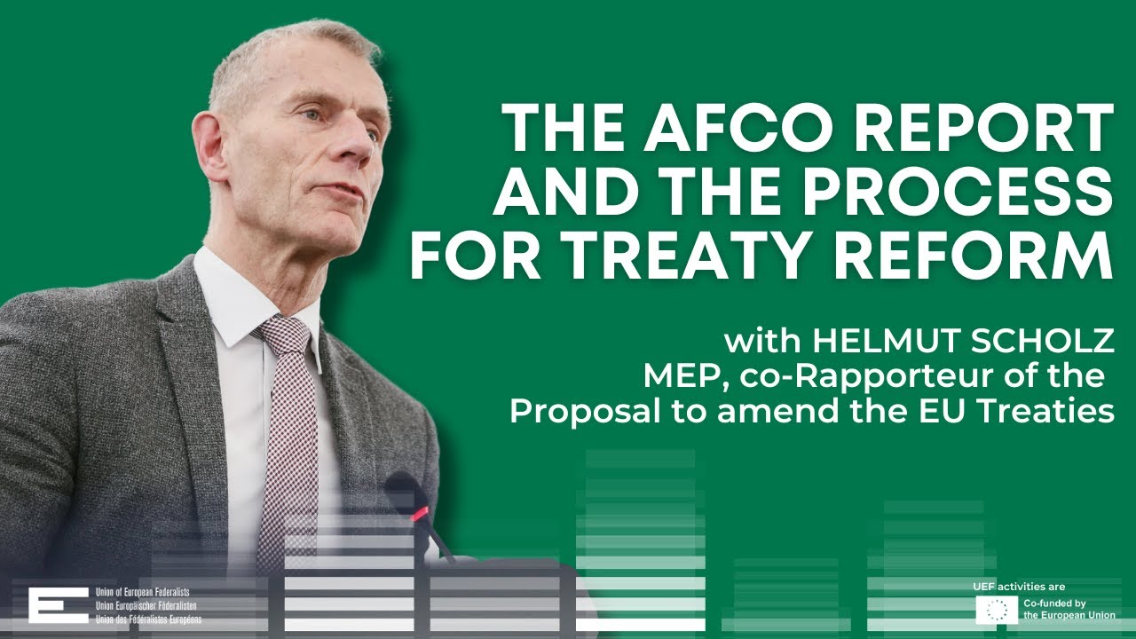 The AFCO Report and the Process for Treaty Reform - YouTube