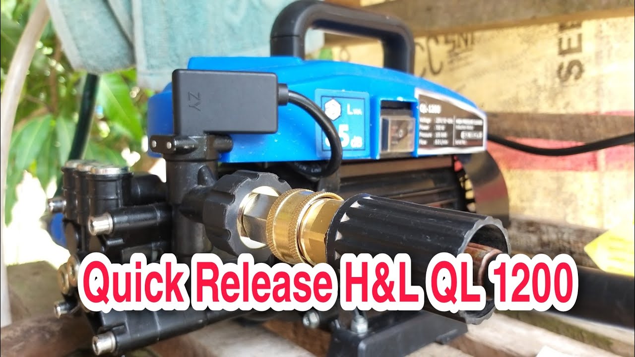 pemasangan quick connect kit / quick release pada h&l ql 1200 - YouTube