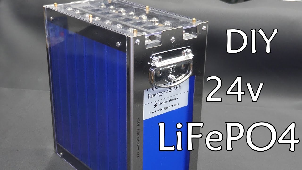 Test and Review of a 24v LiFePO4 Diy Battery from Orient Power! - YouTube