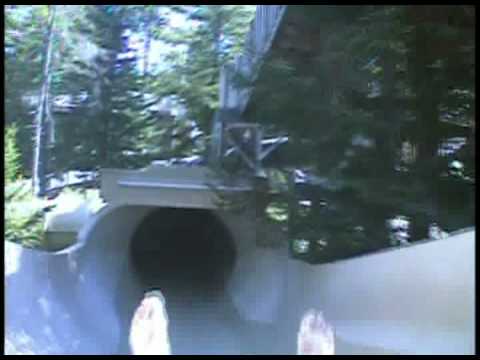 Rondaxe Run Water Slide at Enchanted Forest/Water Safari - YouTube