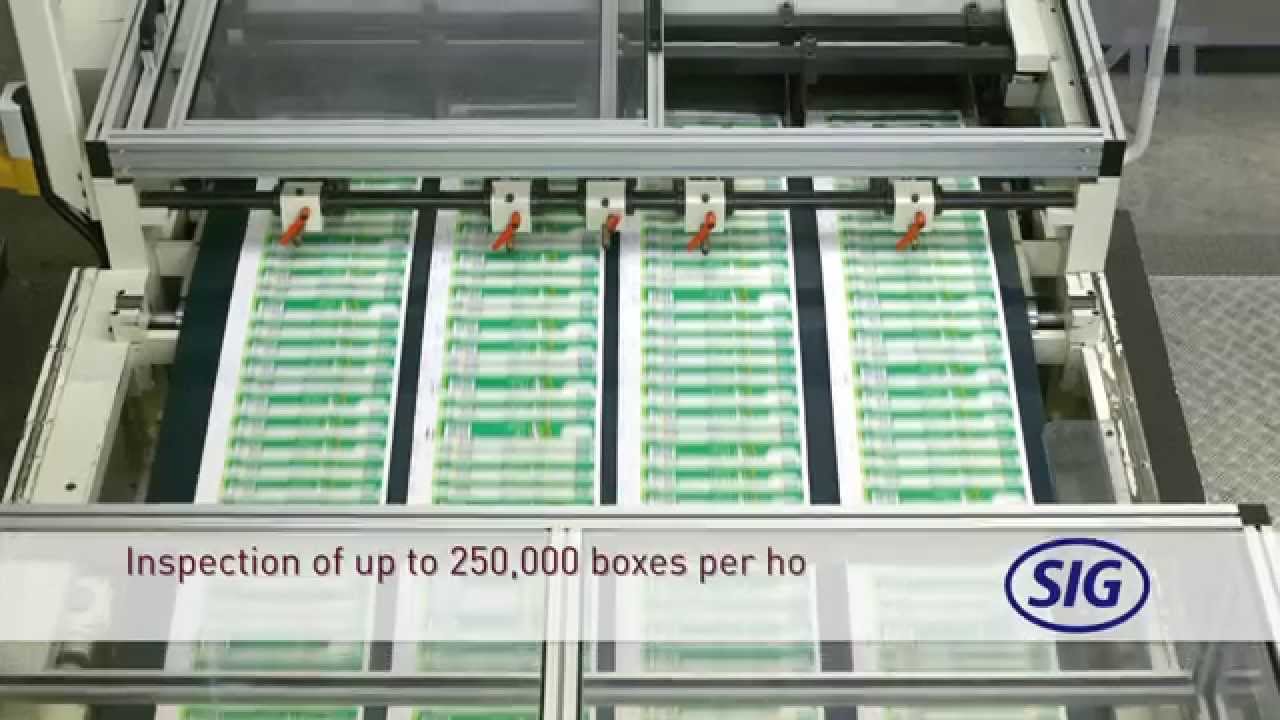 Optical inspection of carton packs - YouTube