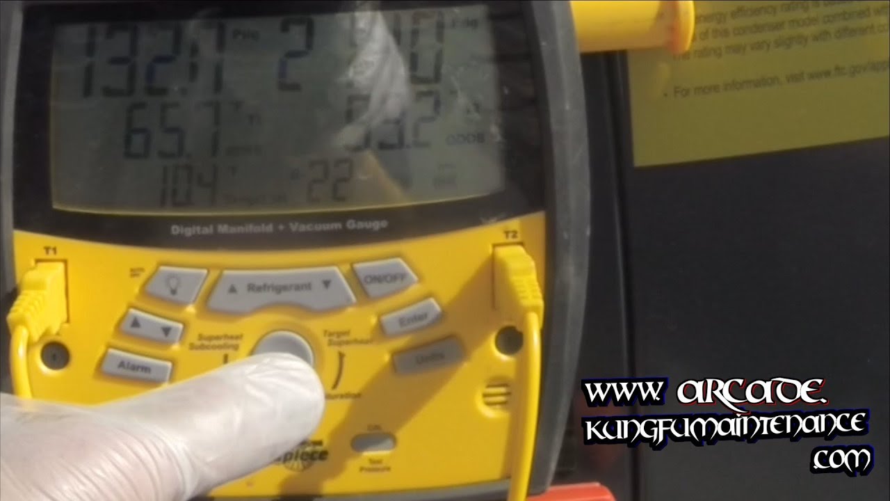 Charging Air Conditioner Low On Refrigerant Freon Charge According to ...