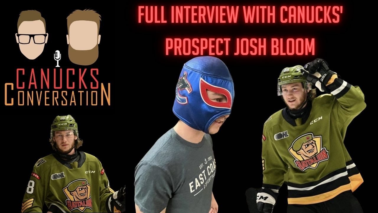 Full interview with Vancouver Canucks prospect Josh Bloom - YouTube