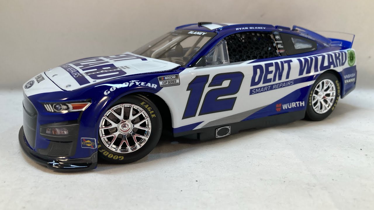 Review: 2022 Ryan Blaney #12 Dent Wizard Ford Mustang 1/24 NASCAR ...