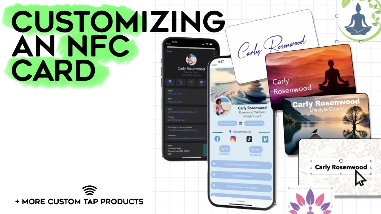 Tap Tag - How to Print Your Logo on an NFC Card or Any Tap Item. - YouTube