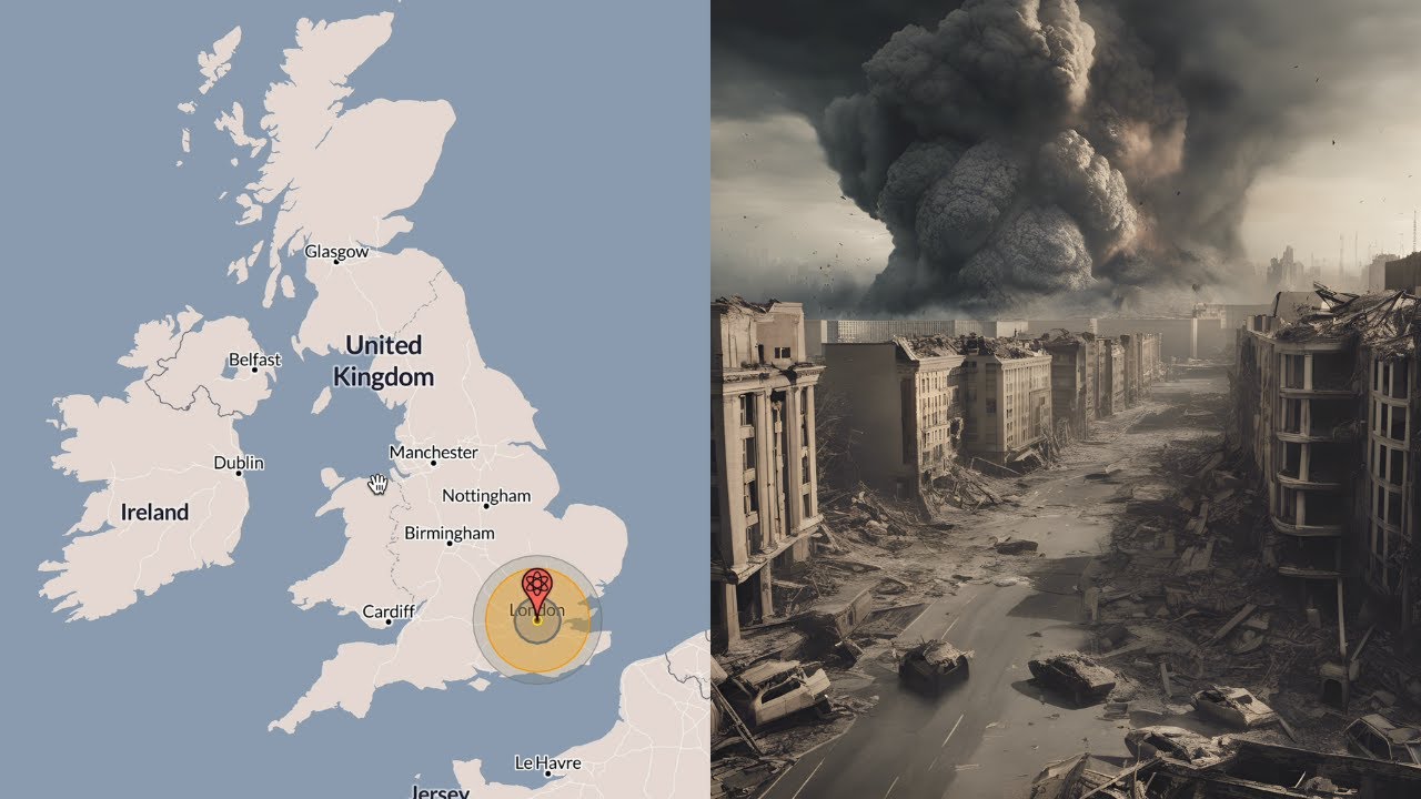 What if a Nuclear bomb hit London? - YouTube