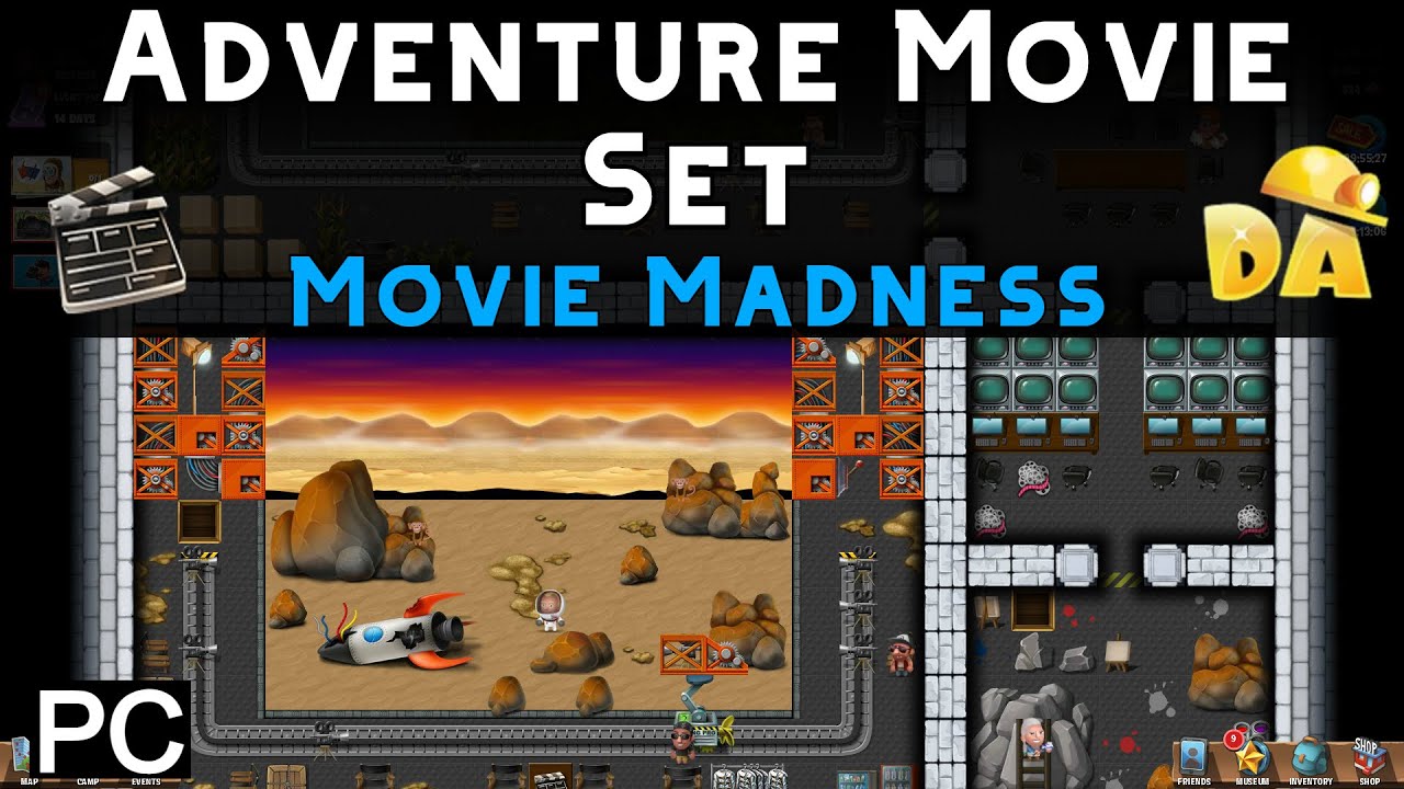 Adventure Movie Set | Movie Madness #3 (PC) | Diggy's Adventure - YouTube
