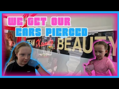 Getting Our Ears Pierced REACTION | DAD gets his first as a test dummy ...