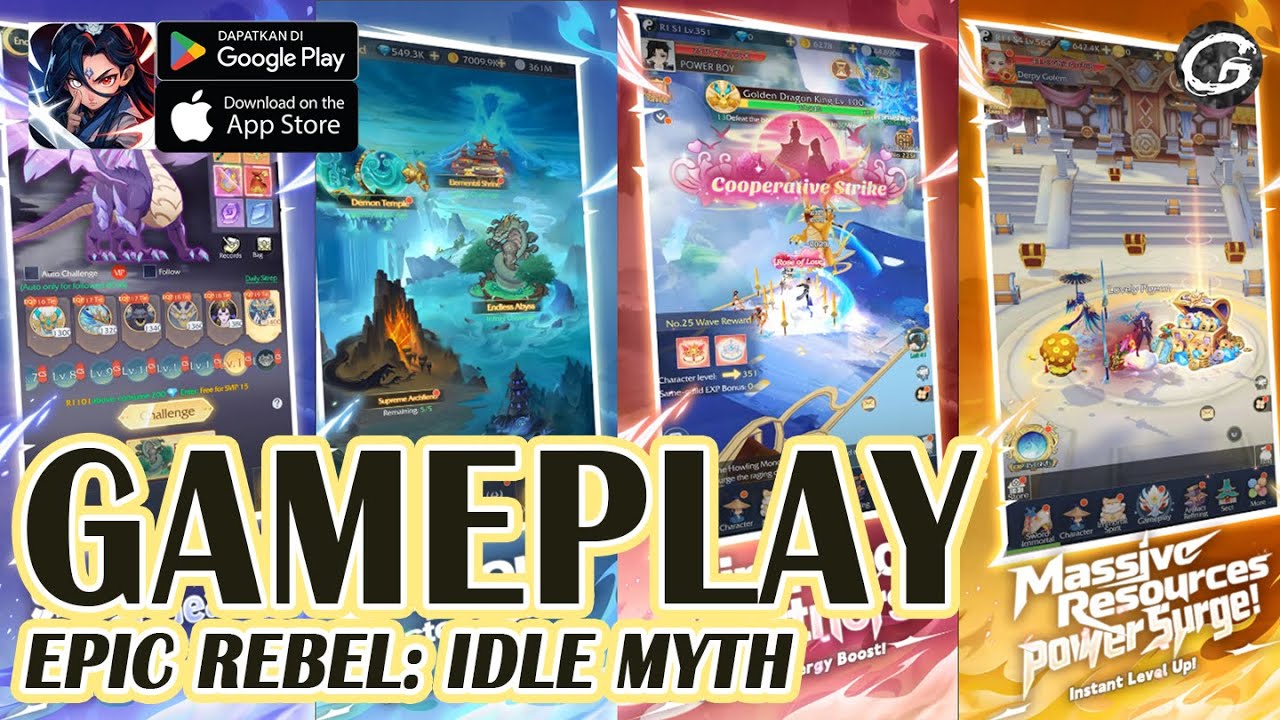 EPIC REBEL: Idle Myth Gameplay - Mobile Game (Android) - YouTube