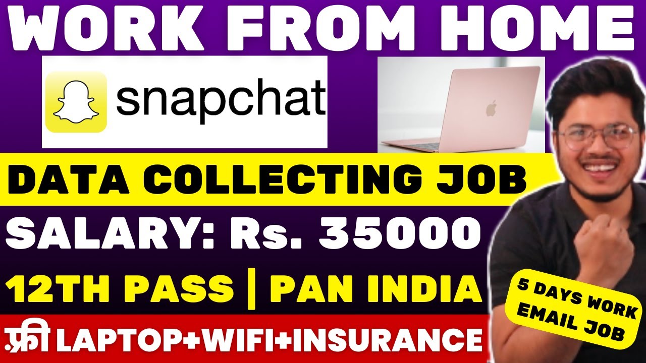 Snapchat work from home jobs for Fresher😍| Document verifying job ...