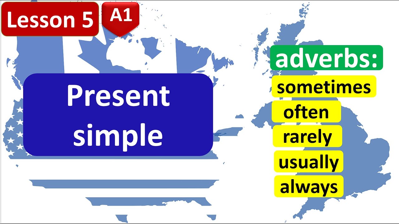 Lesson 5. Level A1.Present simole tense (how to use and where to use ...