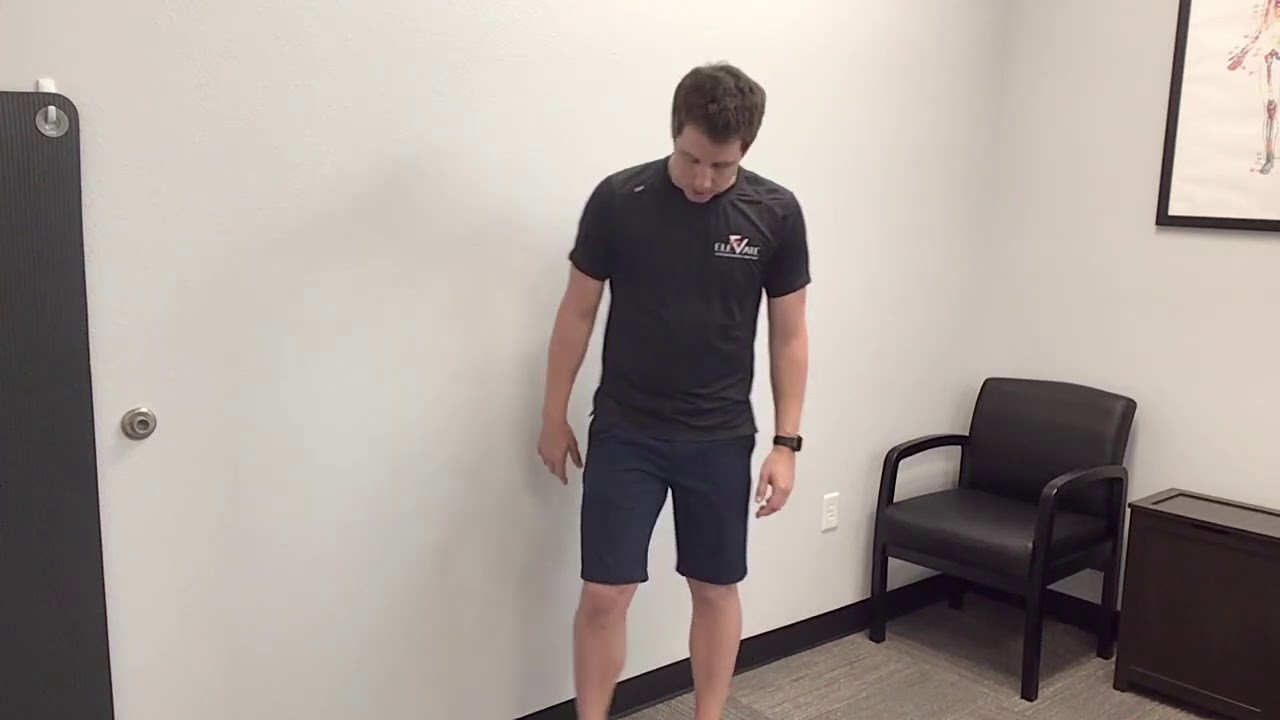 High wall sit with Single Arm Reach Across - YouTube