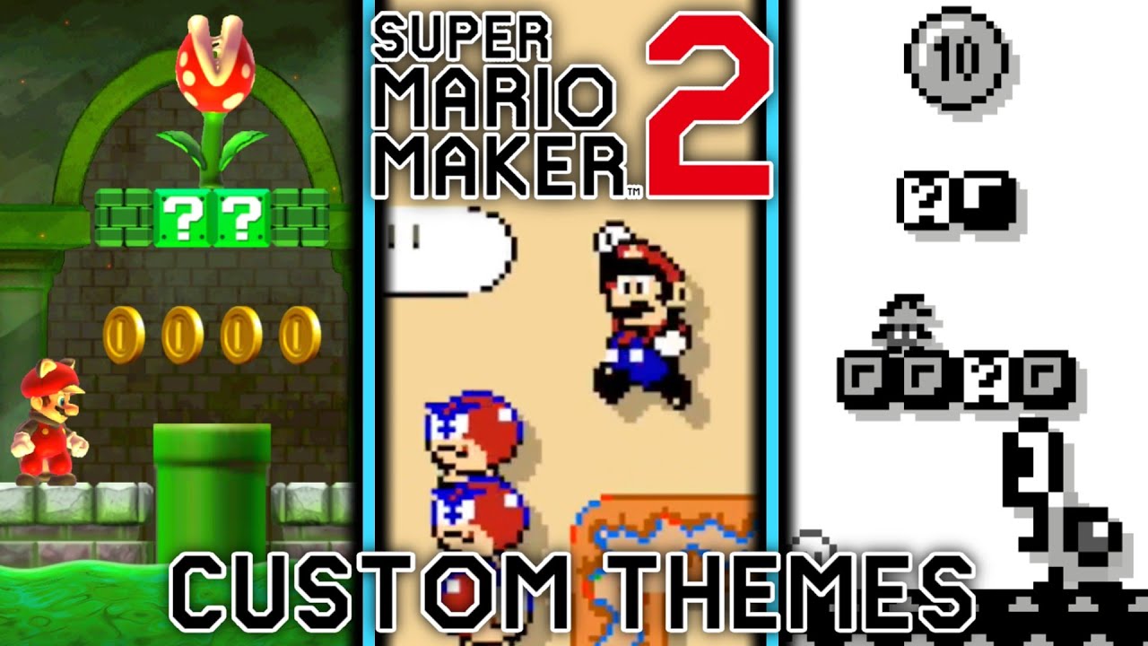 Mario Maker 2 Custom Themes are INCREDIBLE! - YouTube